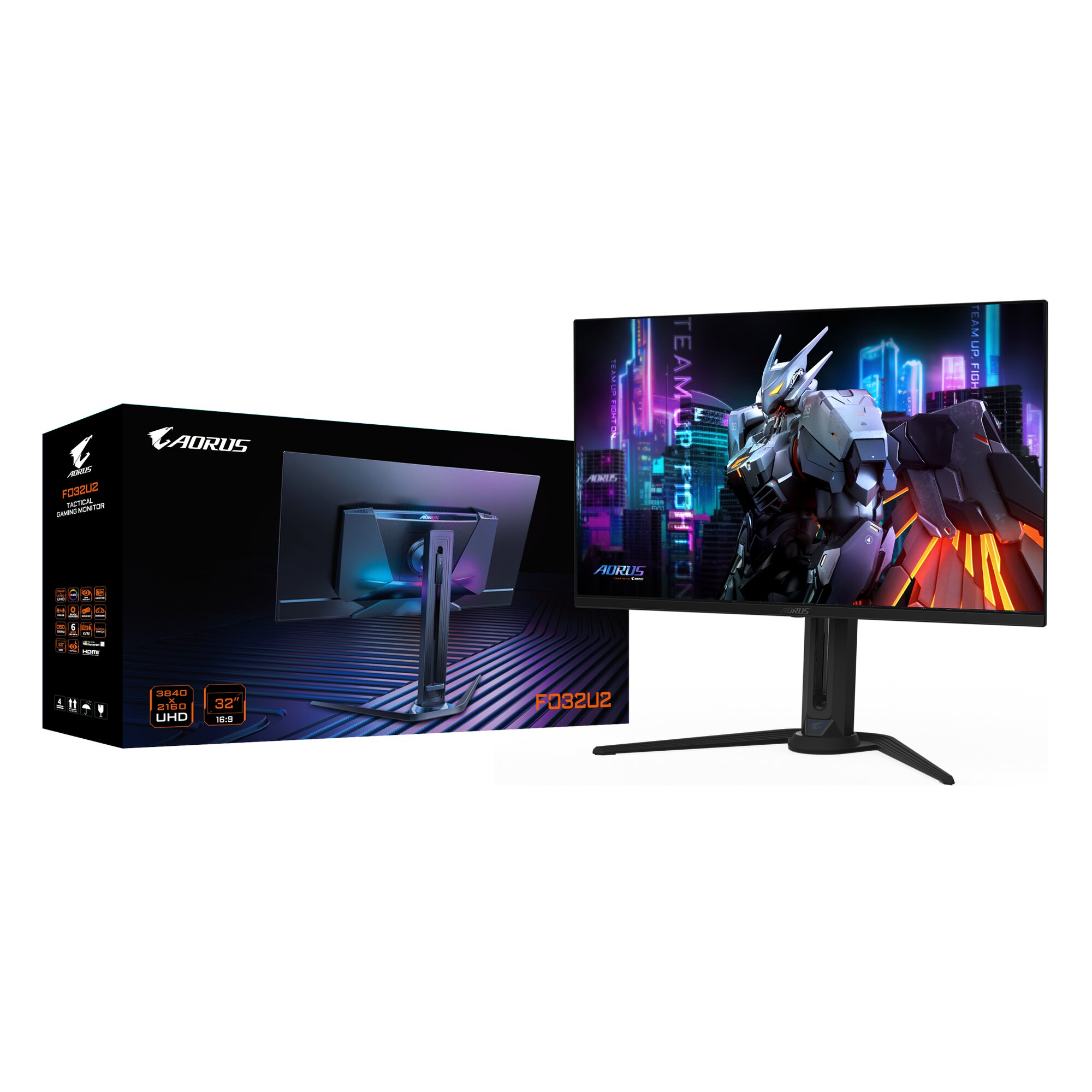 Monitor GigaByte AORUS FO32U2 Monitor PC 80 cm (31.5") 3840 x 2160 ...